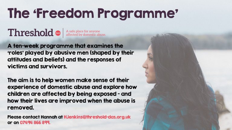 The Freedom Programme | Threshold